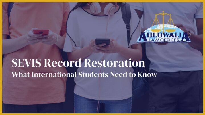 SEVIS Record Restoration : ICE Responds to Legal Challenges