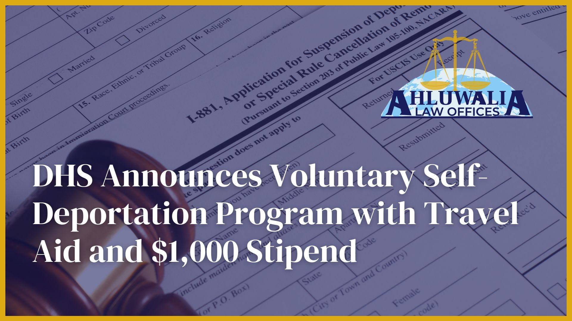 DHS Launches Self-Deportation Stipend Program via CBP App