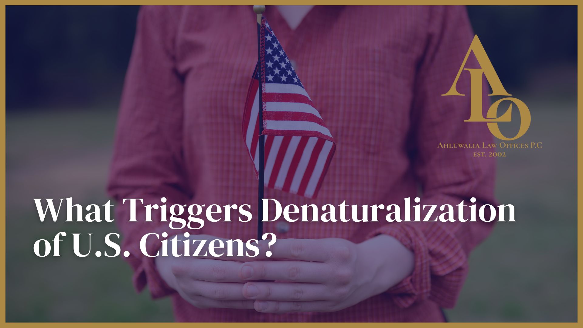 What Triggers Denaturalization of U.S. Citizens? - Ahluwalia Law